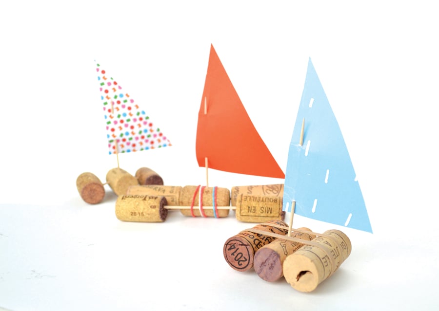 Build A Floating Cork Boat